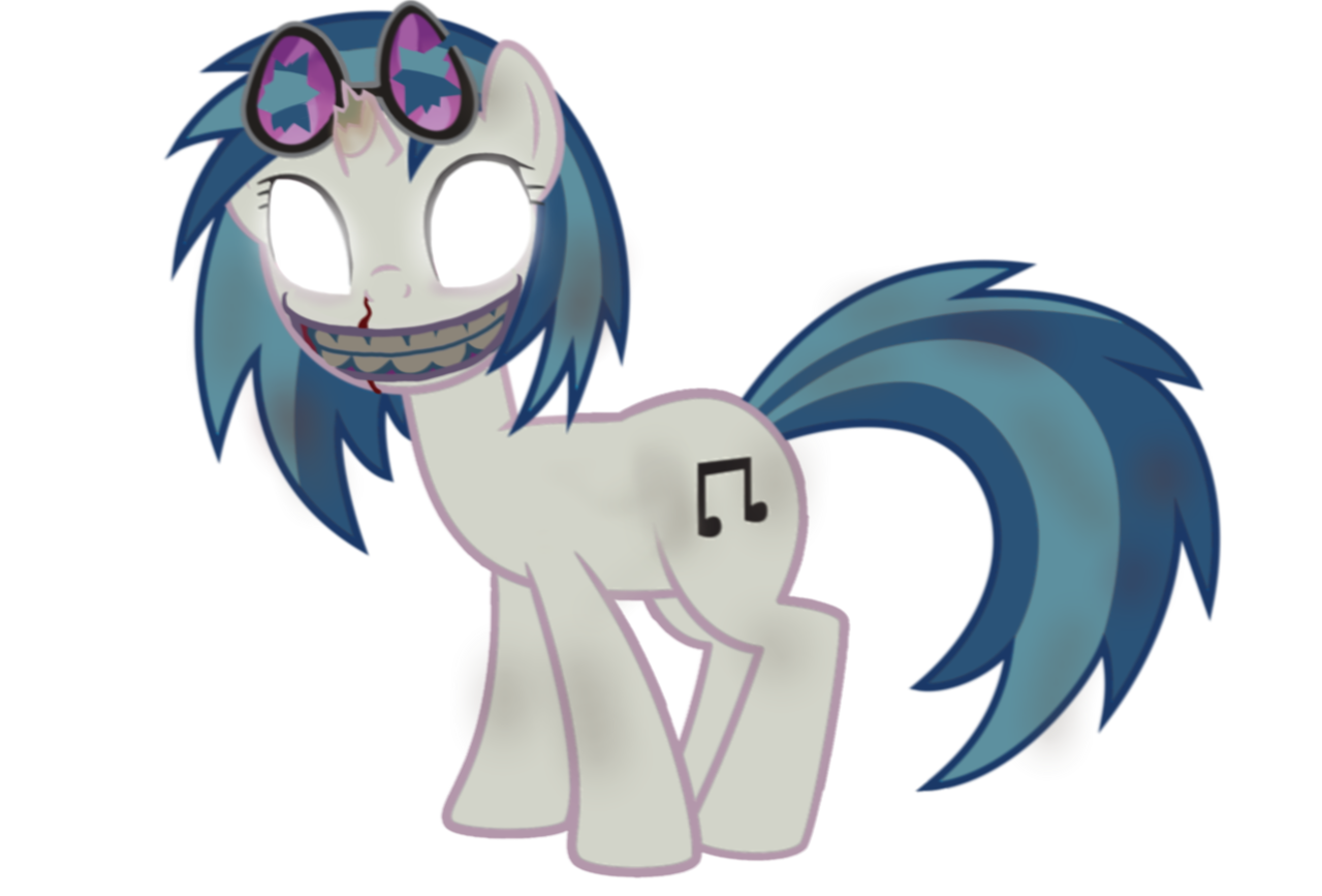 #3456063 - grimdark, dj pon-3, vinyl scratch, pony, undead, unicorn ...