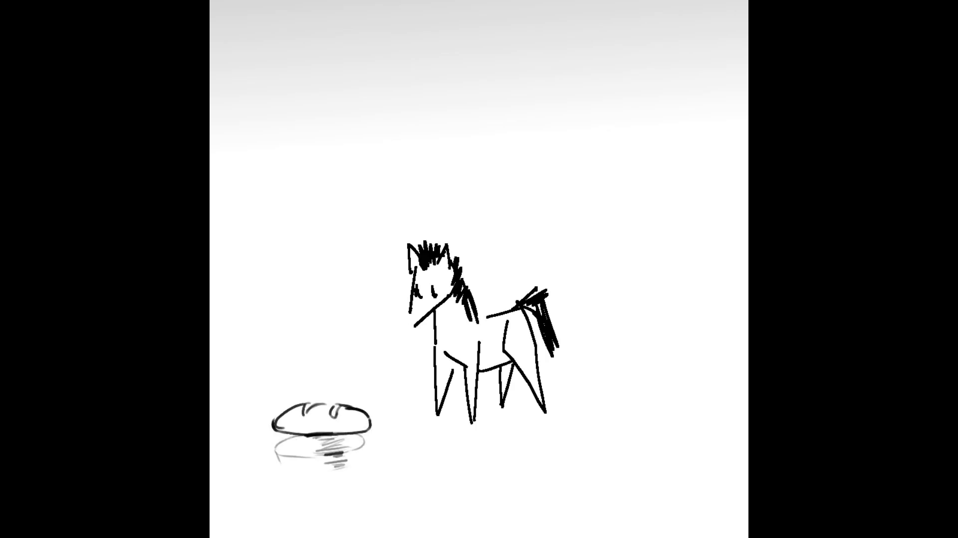 #3456463 - safe, artist:kerozenne, oc, oc only, animated, baguette ...