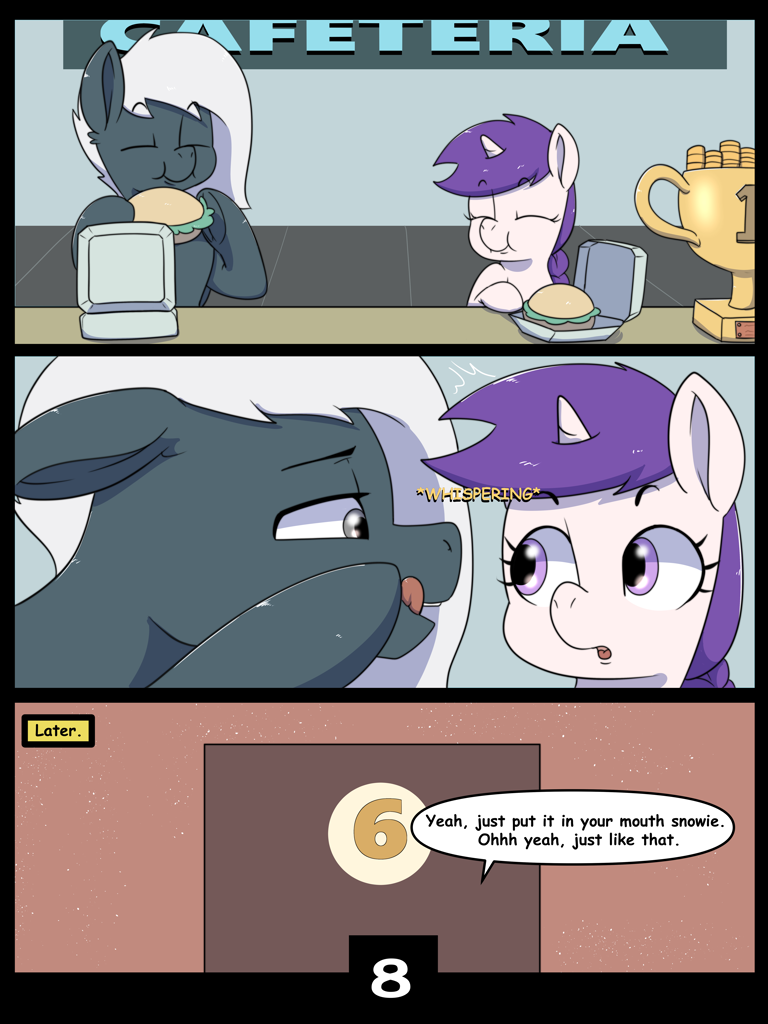 #3456539 - suggestive, artist:imposter dude, oc, oc only, oc:snowie ...