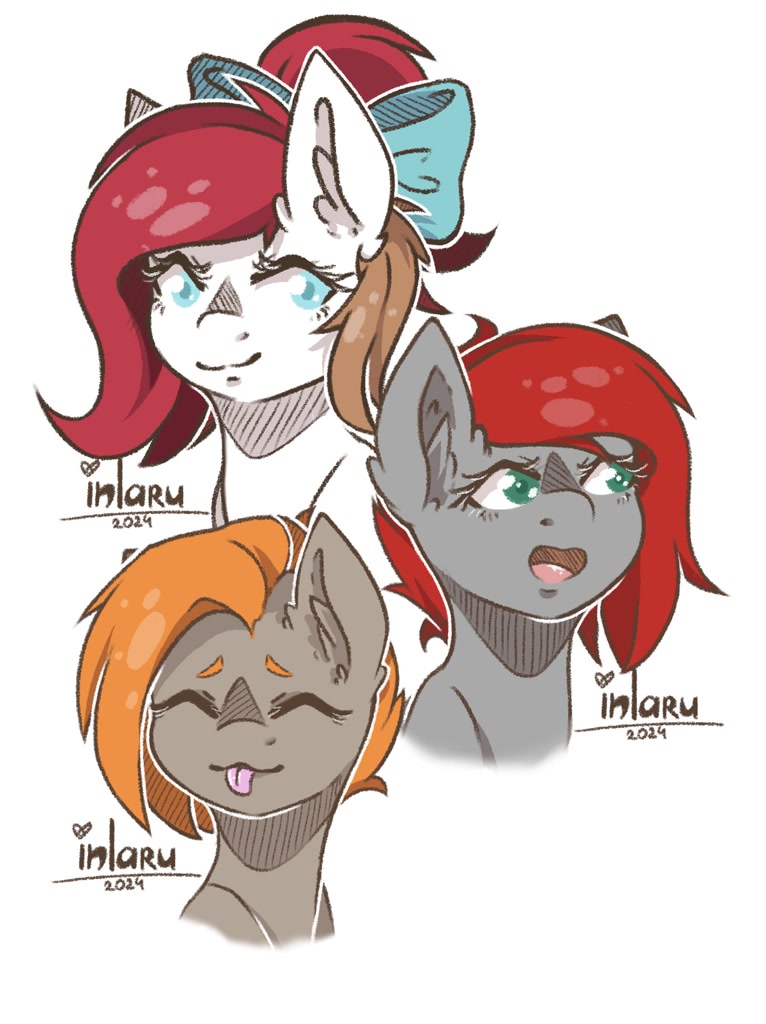 #3458387 - safe, artist:inlaru, oc, oc only, oc:carmel, oc:cherry ...