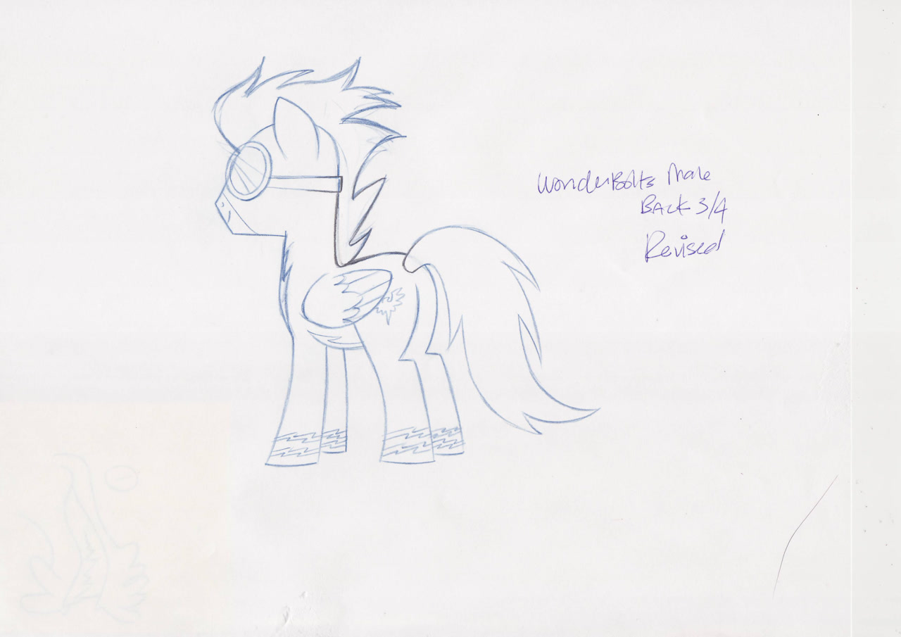 #3458598 - safe, pegasus, pony, g4, official, leak, clothes, concept ...