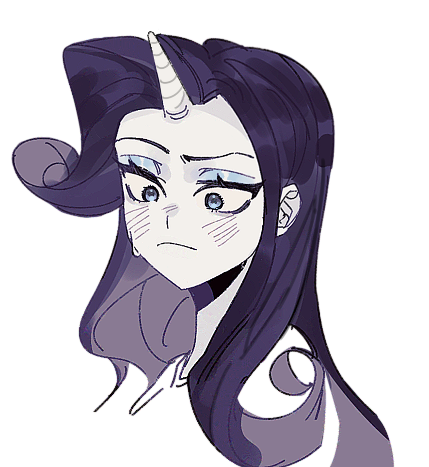 #3460008 - safe, artist:gewenshidaixishizhibao, rarity, human, g4, bust ...