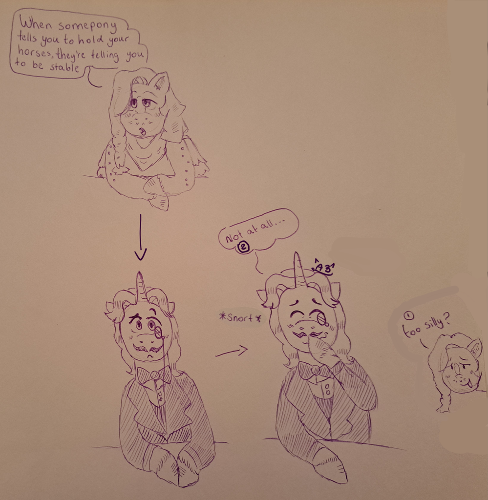 #3460135 - safe, artist:fancytreats, fancypants, oc, oc:merryjape ...