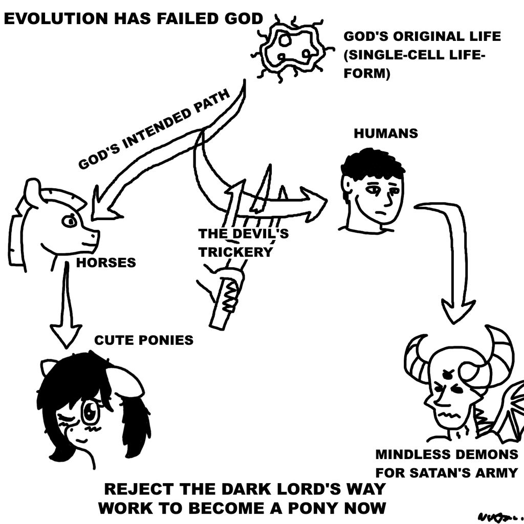 #3485053 - safe, artist:anonymous, oc, oc only, oc:filly anon, demon ...