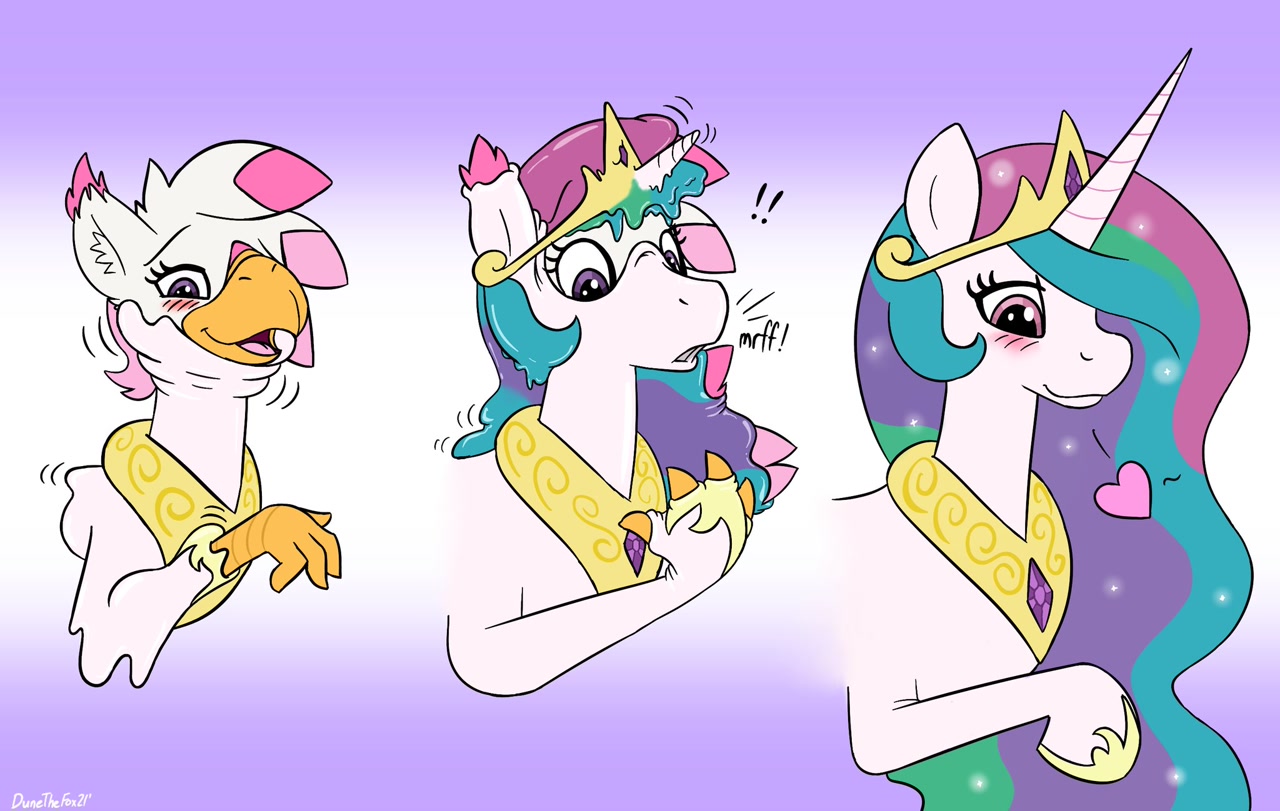 #3486025 - safe, artist:fox0808, oc, oc:foxxy hooves, goo, griffon ...