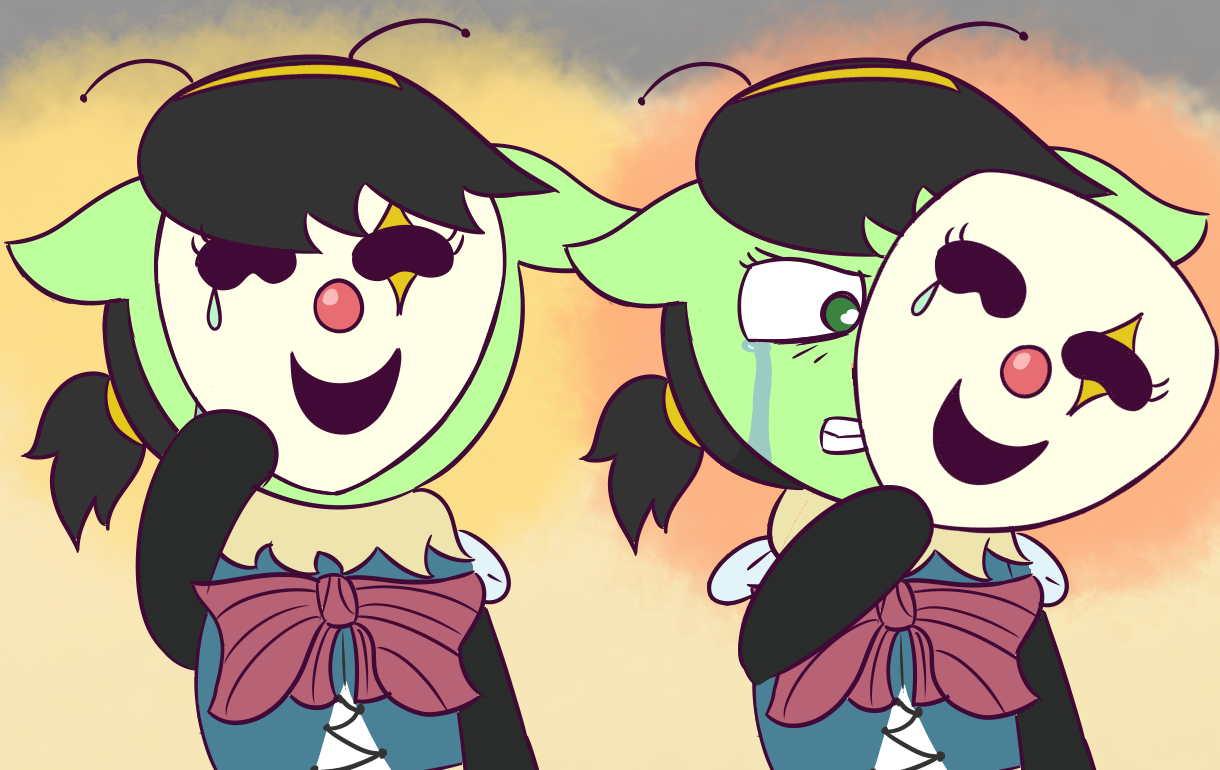 #3487191 - safe, artist:wanda, oc, oc only, oc:beefilly, oc:filly anon ...