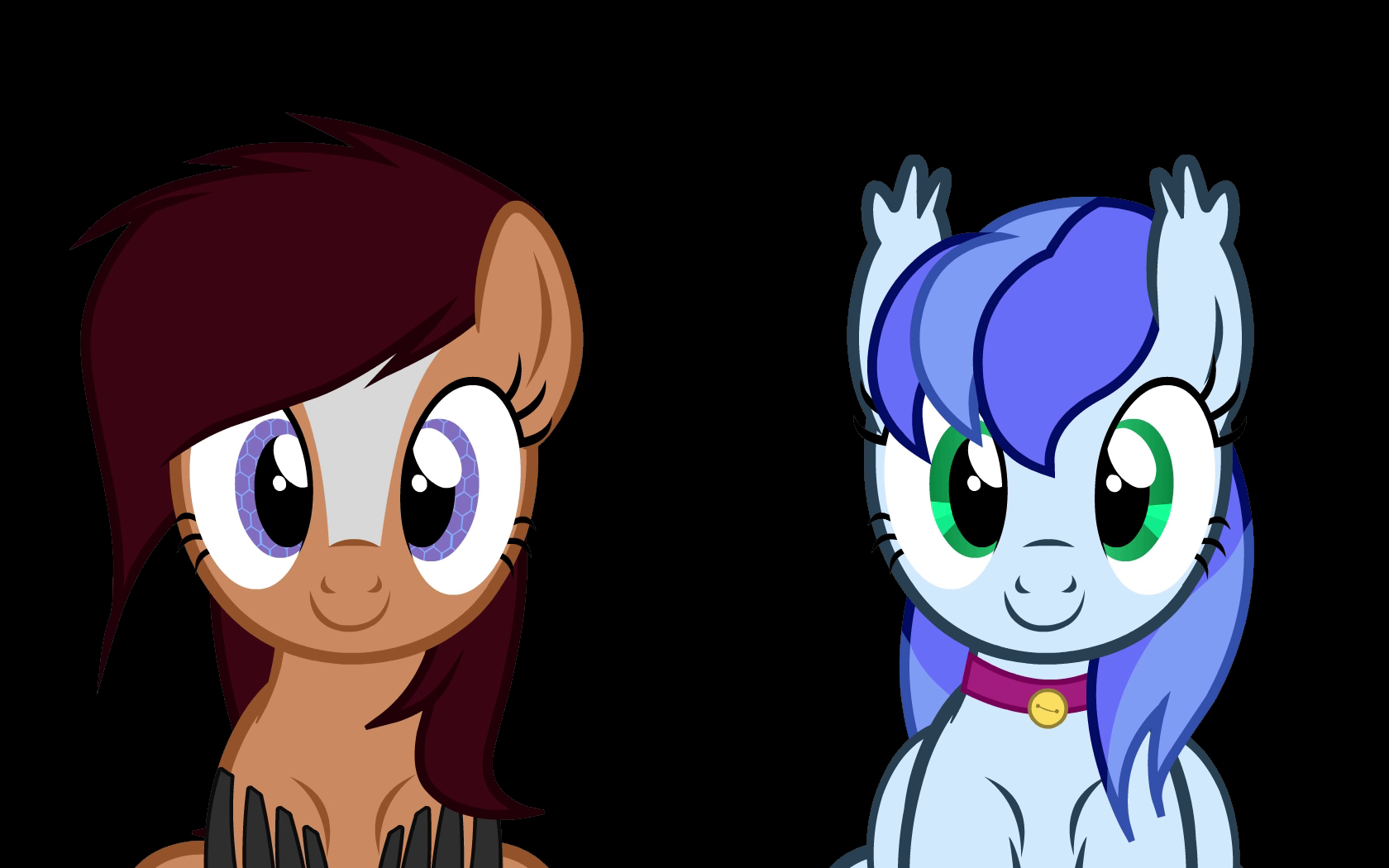 #3487632 - safe, artist:shelikof launch, derpibooru exclusive, rainbow dash, oc, oc:charmed ...