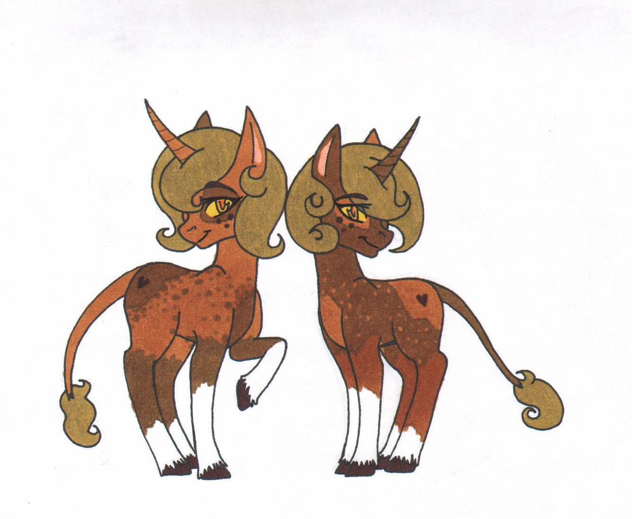 #3489717 - safe, artist:tazzy-girl, oc, oc only, oc:cocoa, oc:hazel ...