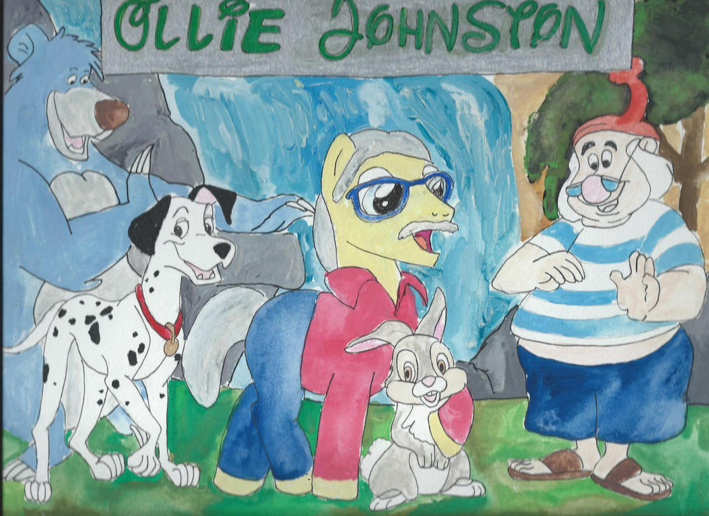 #3490740 - safe, artist:merrittwilson, bear, dalmatian, dog, earth pony ...