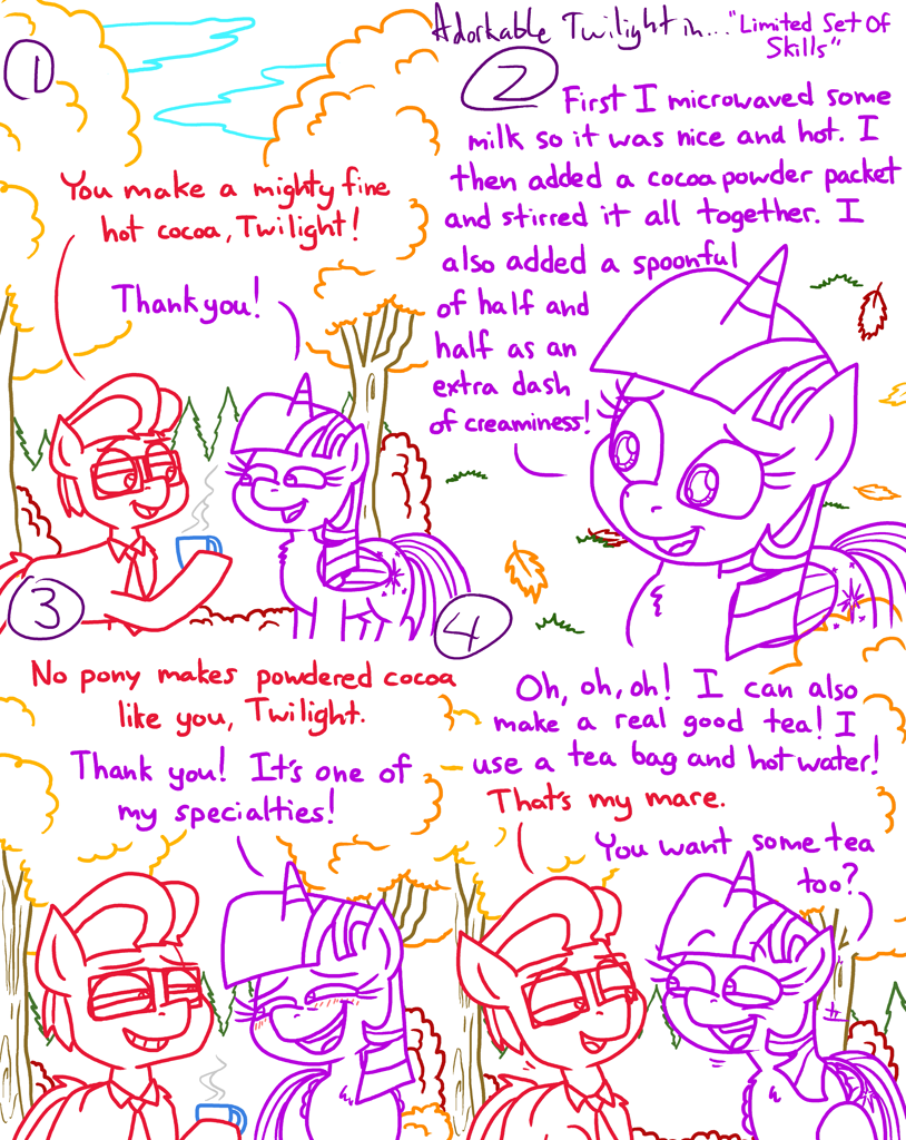 #3492433 - safe, artist:adorkabletwilightandfriends, twilight sparkle ...