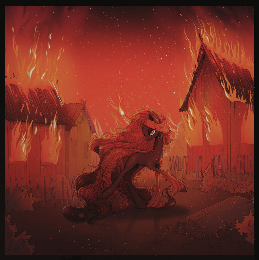 #3494354 - safe, artist:fridagloria, oc, oc only, pony, unicorn ...