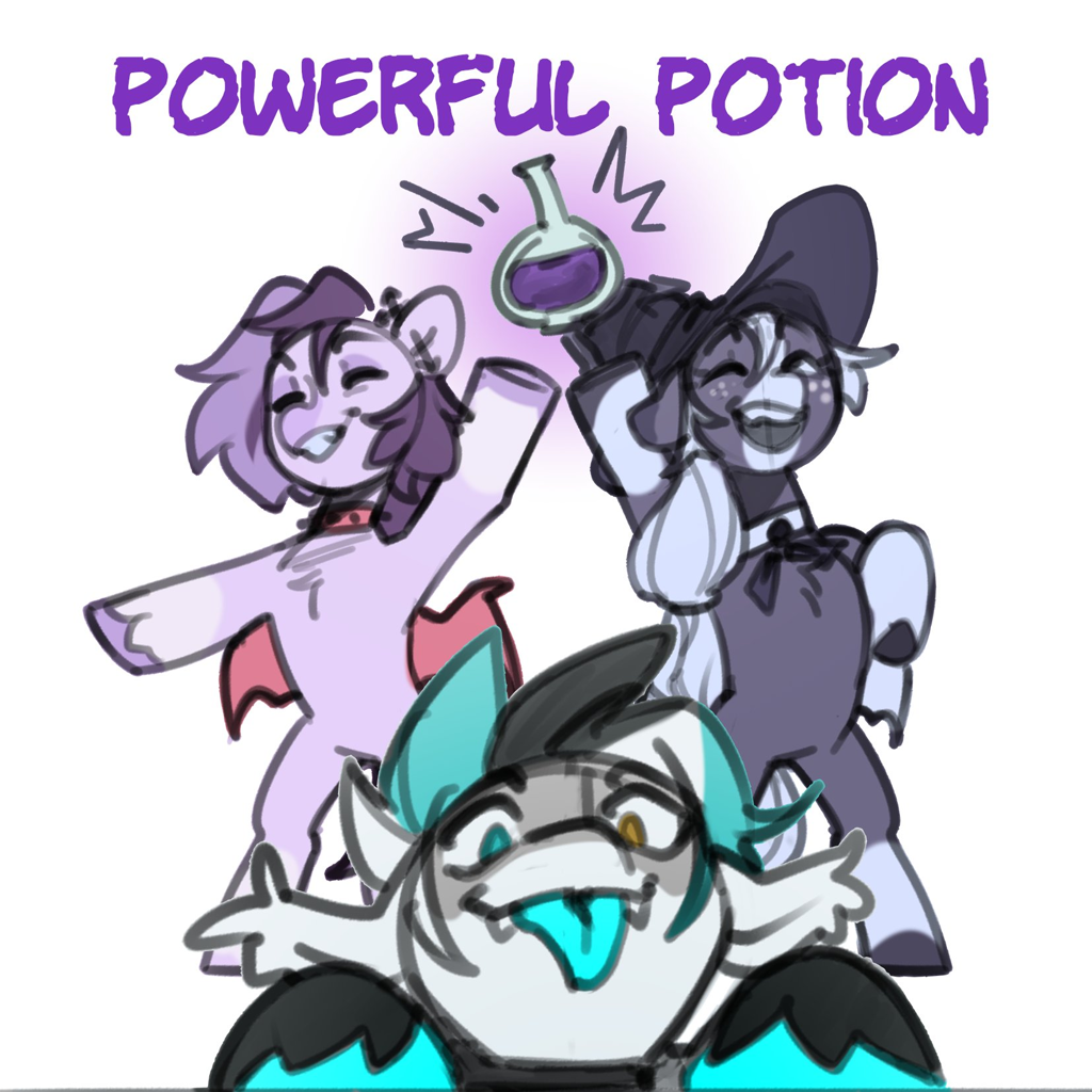 #3497104 - safe, artist:devi_shade, oc, oc:aposolene, oc:bloodmoon lullaby, oc:glacial scratch ...