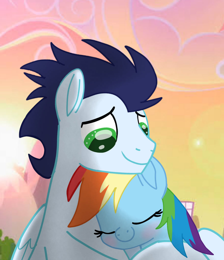 #3497300 - safe, alternate version, artist:soarindasher10, rainbow dash ...