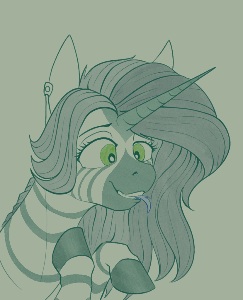 #3479472 - suggestive, artist:stray prey, oc, oc only, oc:forest glade, oc:lucent, unicorn ...