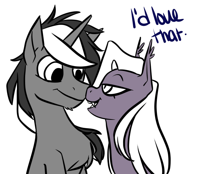 #3482192 - source needed, safe, artist:pixxpal, oc, oc only, oc:lilac night, oc:spectrum heat ...