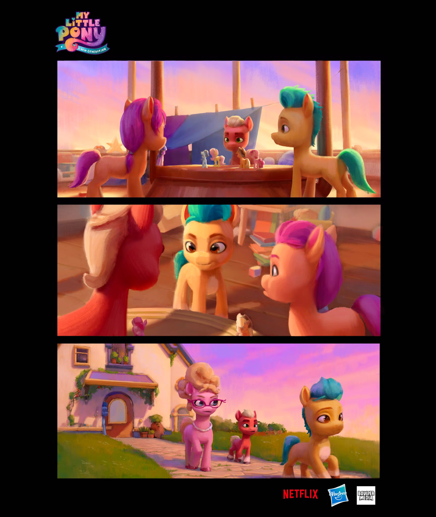 #3483233 - safe, artist:flor vazquez, boulder media, hitch trailblazer, phyllis cloverleaf ...