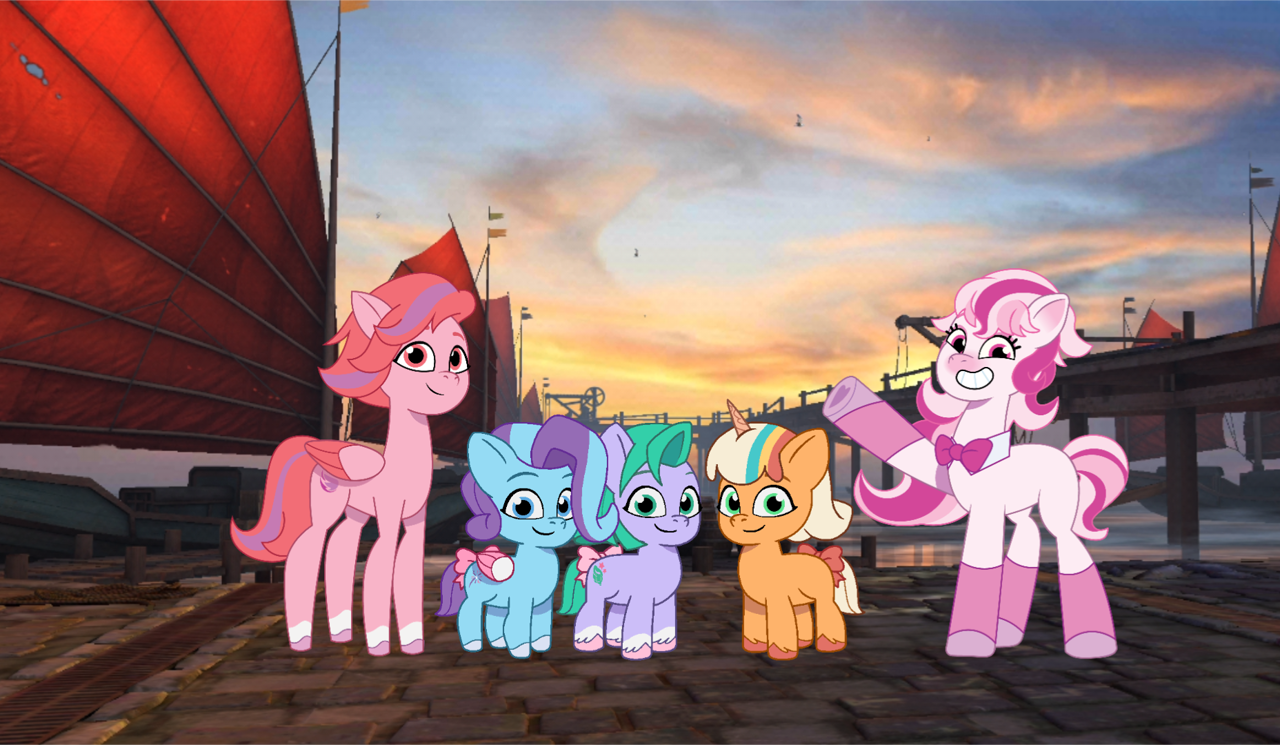 #3505114 - safe, artist:caseyben887, artist:prixy05, glory (g5), peach ...