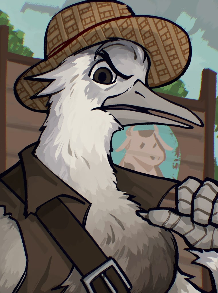 #3505557 - safe, artist:bunnyshrubby, oc, oc only, oc:kevyn, oc:uncie ...