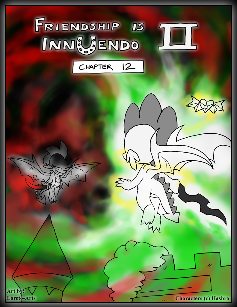 #3506726 - safe, artist:loreto-arts, queen chrysalis, spike, changeling ...