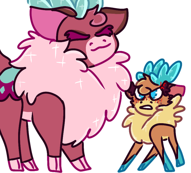 #3507067 - safe, artist:pomdb, pomfy (tfh), velvet (tfh), deer ...