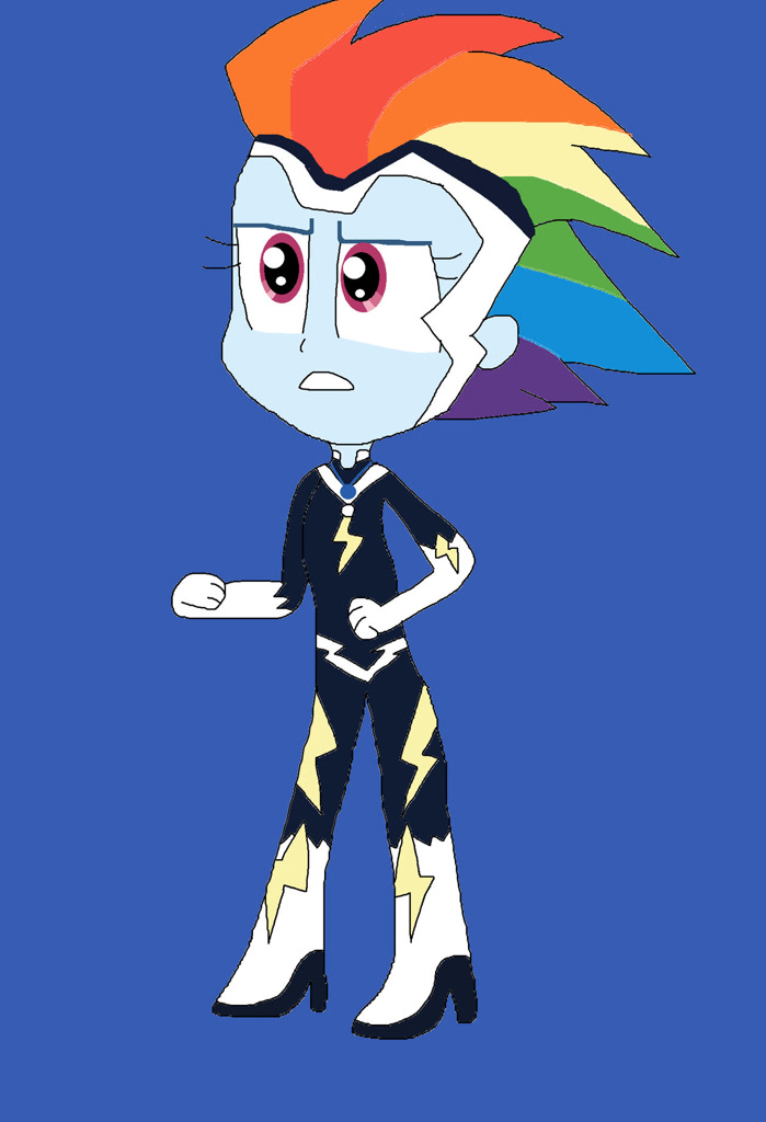 #3507221 - safe, artist:twidash654738, rainbow dash, zapp, human ...