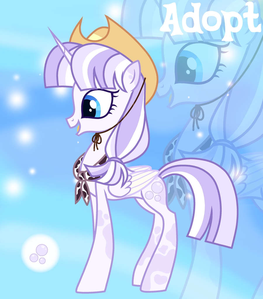 #3507519 - safe, artist:vi45, oc, oc only, alicorn, pony, adoptable, bandana, bangs, base used ...