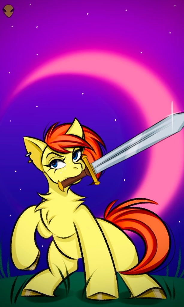 #3507981 - safe, artist:namelessplaza, oc, oc only, earth pony, pony ...