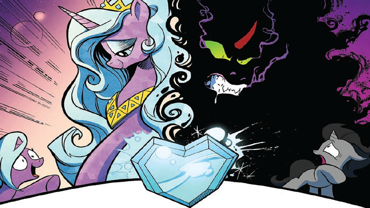 #3508543 - safe, idw, king sombra, radiant hope, pony, unicorn ...