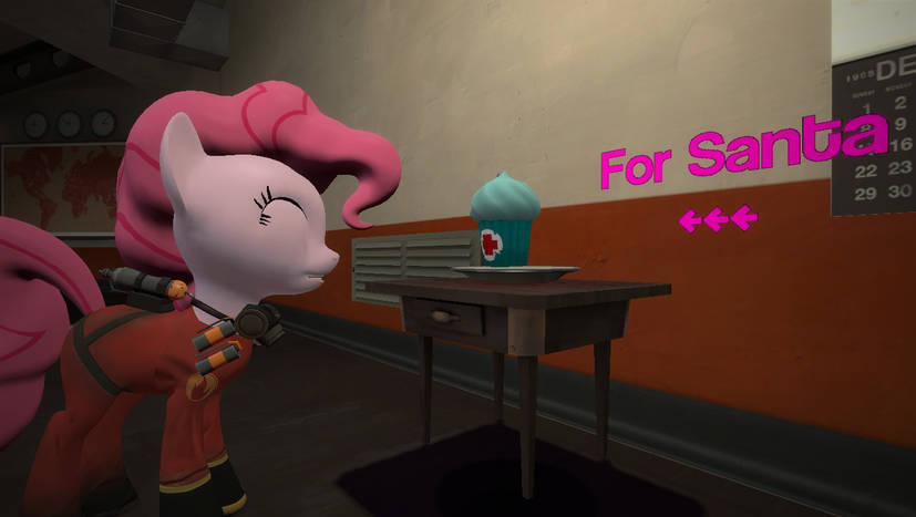 #3509374 - safe, artist:will-cube, pinkie pie, g4, 3d, cupcake, food ...