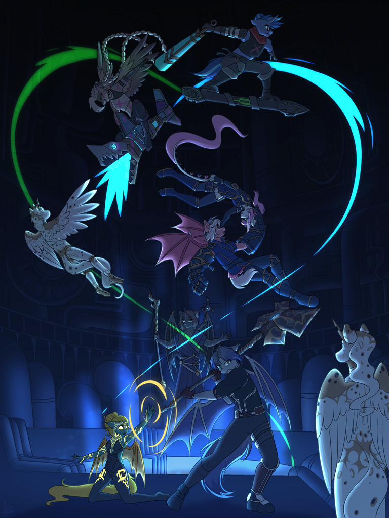 #3511100 - safe, artist:mxiiisy, oc, oc only, oc:amyquel, oc:asmond, oc ...