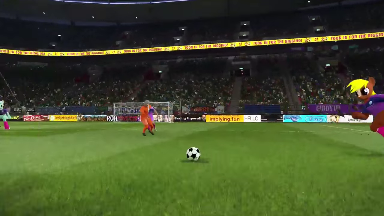 #3500410 - safe, derpy hooves, g4, 4chan cup, animated, football, hi ...