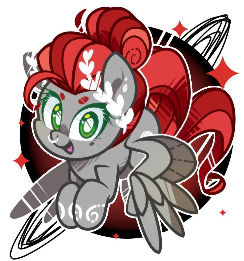 #3512415 - safe, artist:yokokinawa, oc, oc:void, chibi, hair bun ...