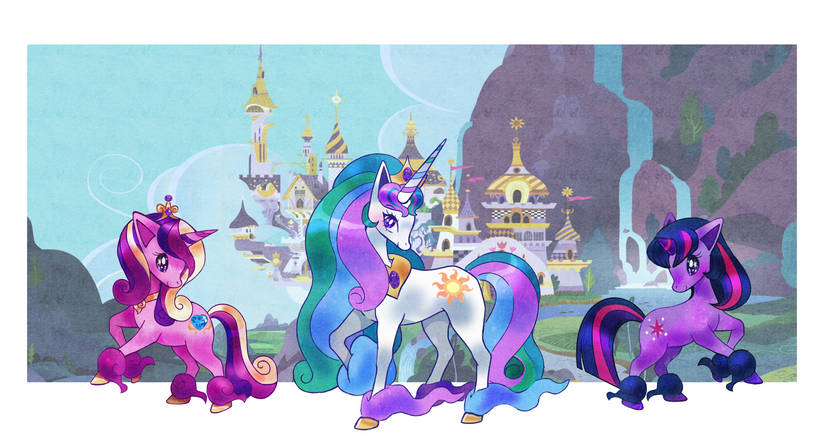 #3513118 - safe, artist:etoilin-adopts, part of a set, princess cadance ...