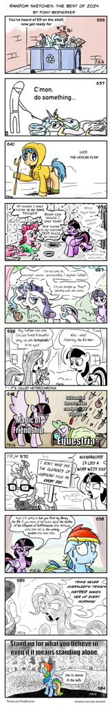 #3516542 - safe, artist:pony-berserker, moondancer, pinkie pie ...