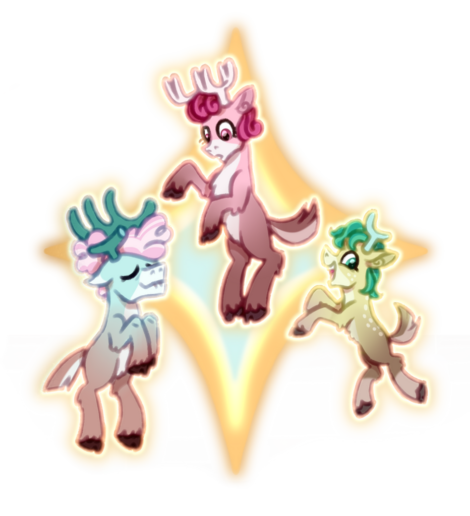 #3517293 - safe, artist:computerstickman, alice the reindeer, aurora ...