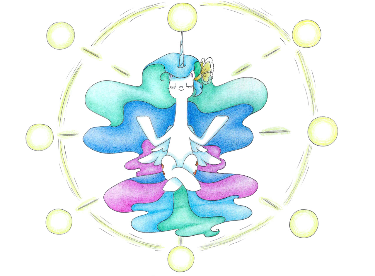 #3517307 - safe, artist:bluemagic, princess celestia, alicorn, pony, g4 ...