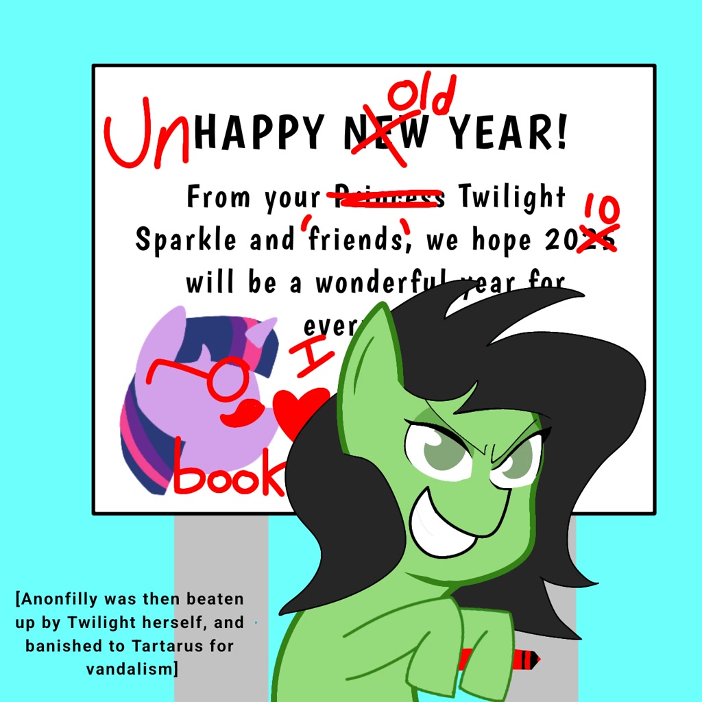 #3518248 - safe, artist:cosmicwaves35, twilight sparkle, oc, oc:filly anon, g4, 2025, female ...