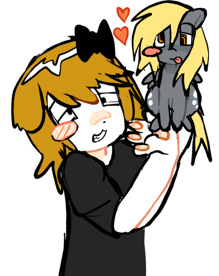 #3518290 - safe, artist:poniesinmyhead, derpy hooves, pegasus, pony, g4 ...