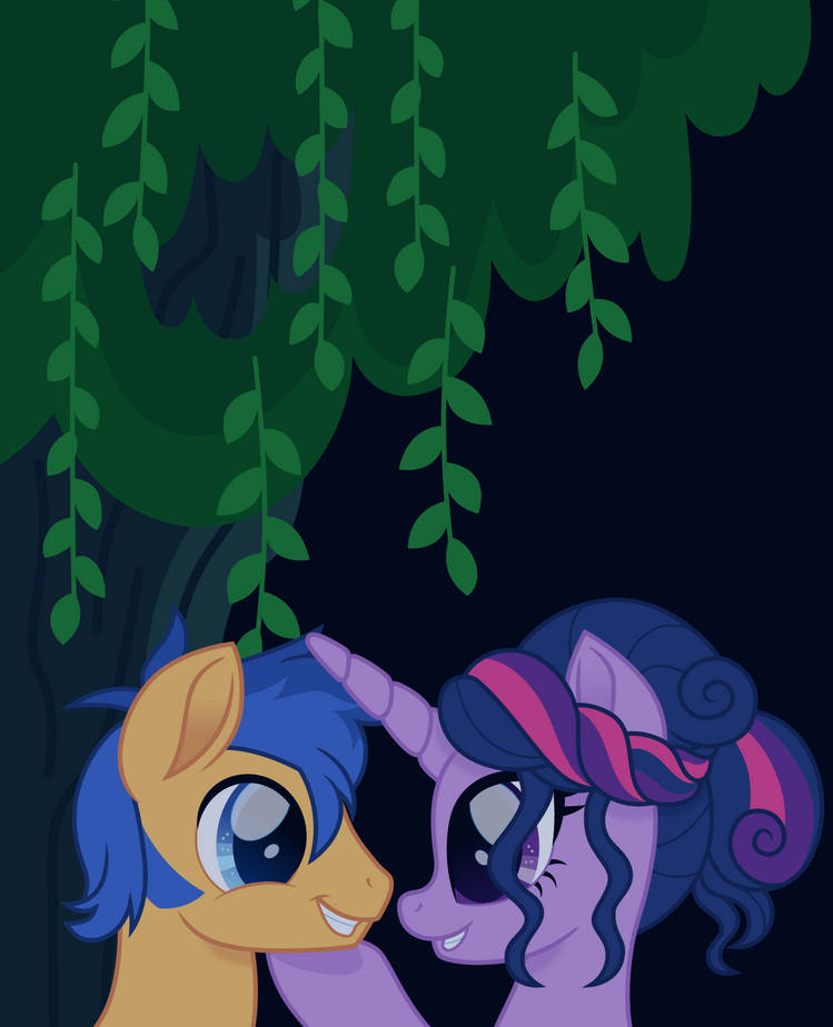 #3502616 - safe, artist:cloudy glow, flash sentry, twilight sparkle ...