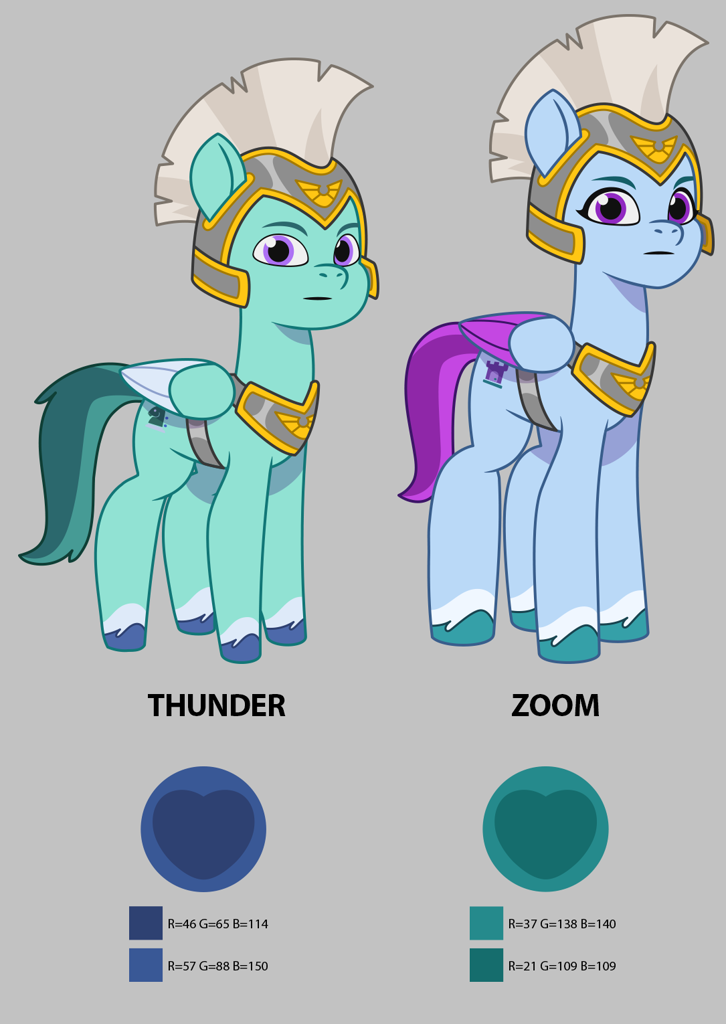 #3503095 - safe, thunder flap, zoom zephyrwing, pegasus, pony, g5, my ...