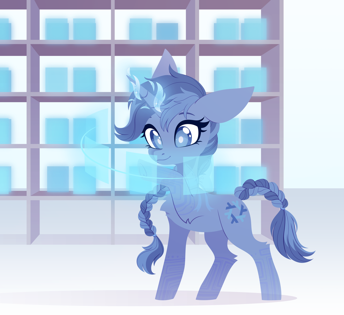 #3503390 - safe, artist:belka-sempai, oc, oc only, oc:nixos, pony, unicorn, cute, female, horn ...