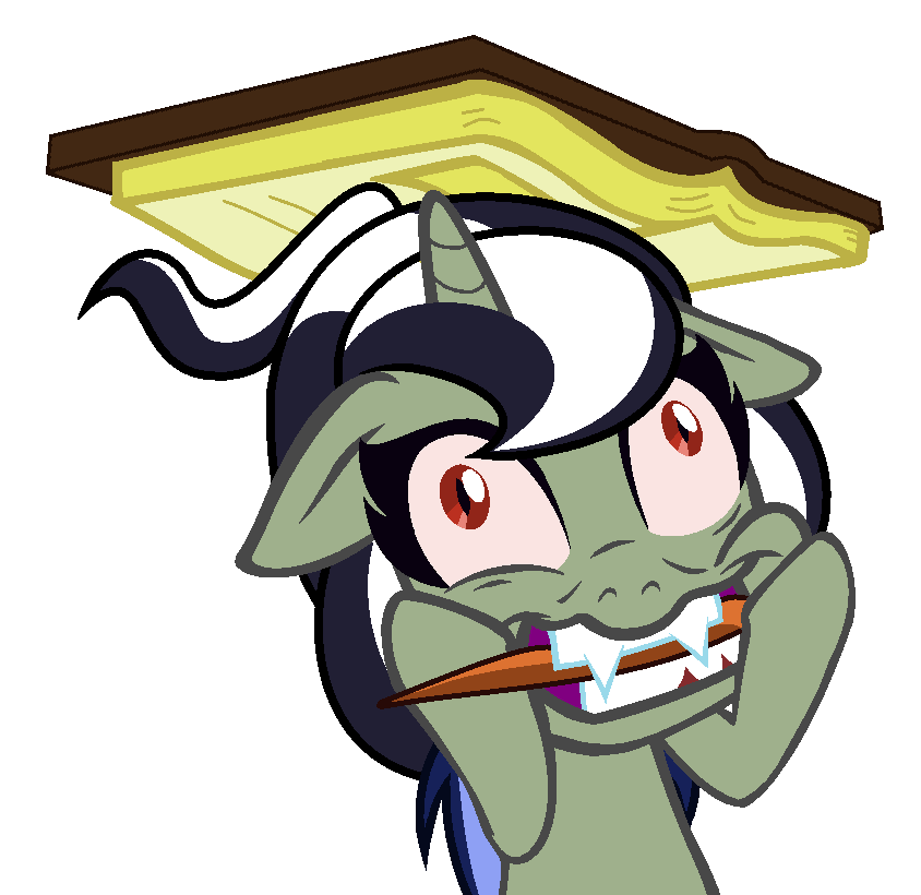 #3503626 - safe, artist:sfamypony, pony, undead, unicorn, zombie ...