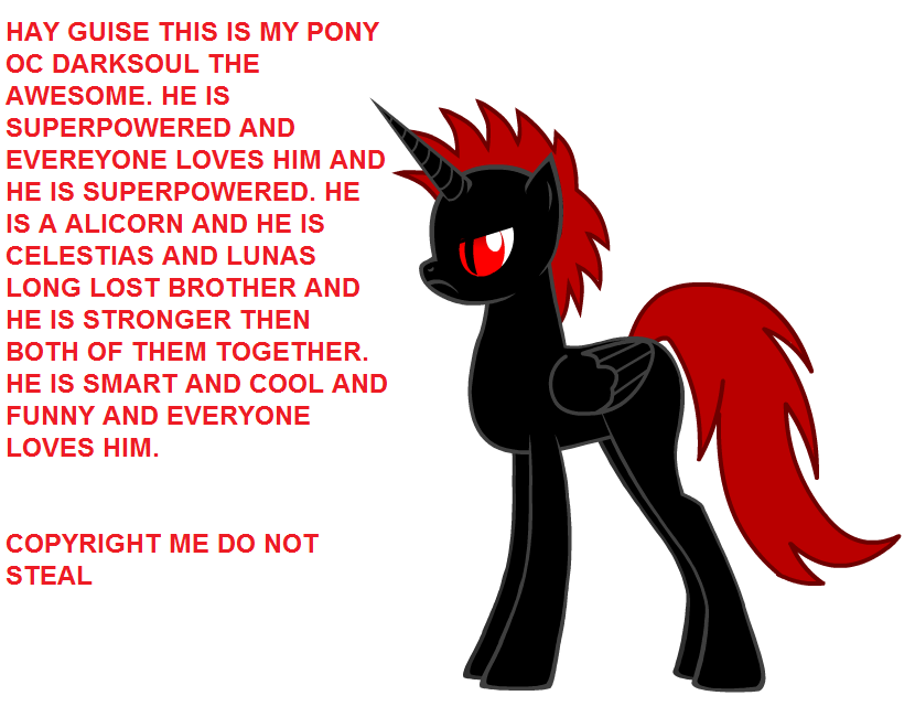 #3298790 - safe, oc, oc only, oc:darksoul, alicorn, pony creator, g4 ...