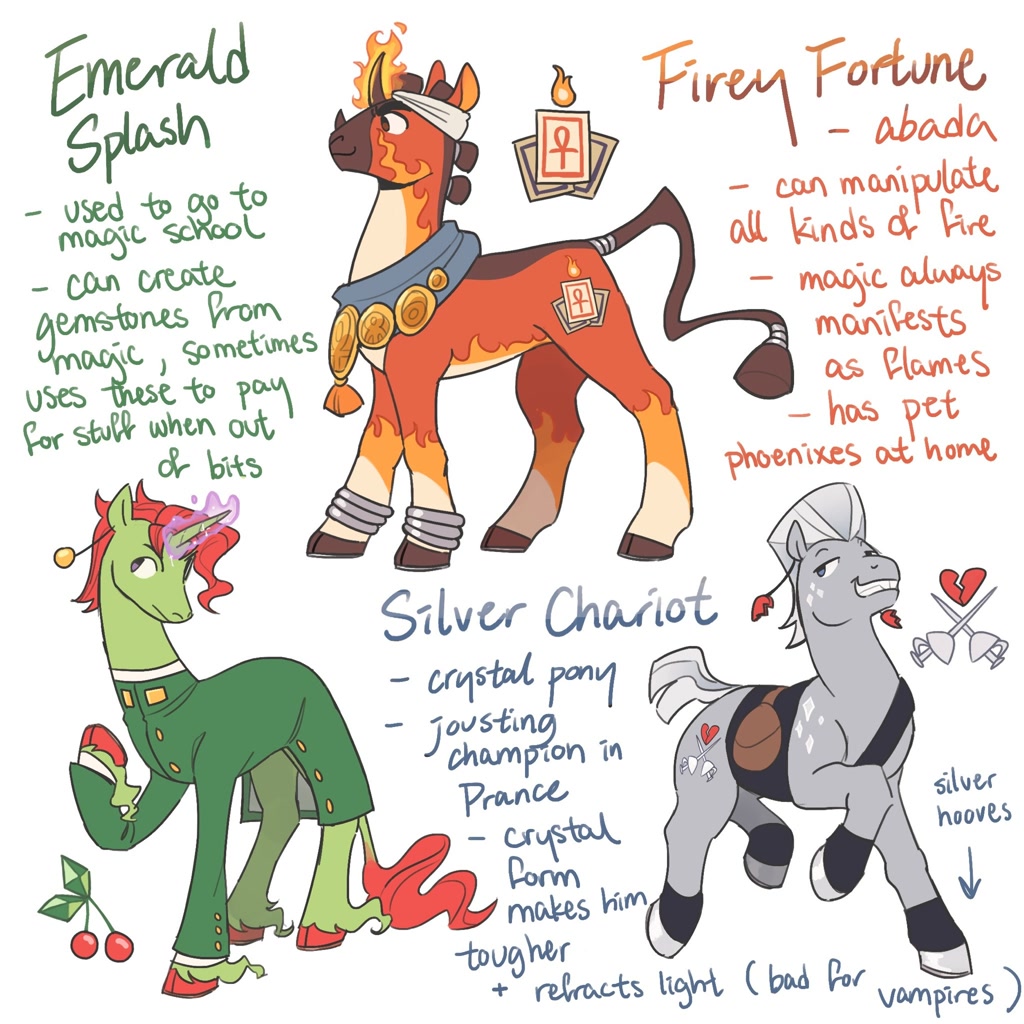 #3298841 - safe, artist:regularcitrus, abada, crystal pony, pony ...