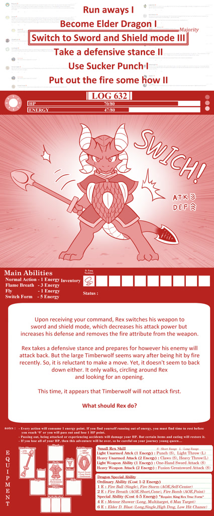 #3299582 - safe, artist:vavacung, oc, oc:king rex, dragon, comic:the adventure logs of young ...