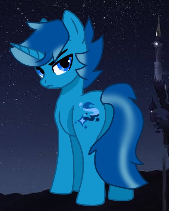 #3299862 - safe, artist:cola, oc, oc only, oc:wolf blake, pony, unicorn ...