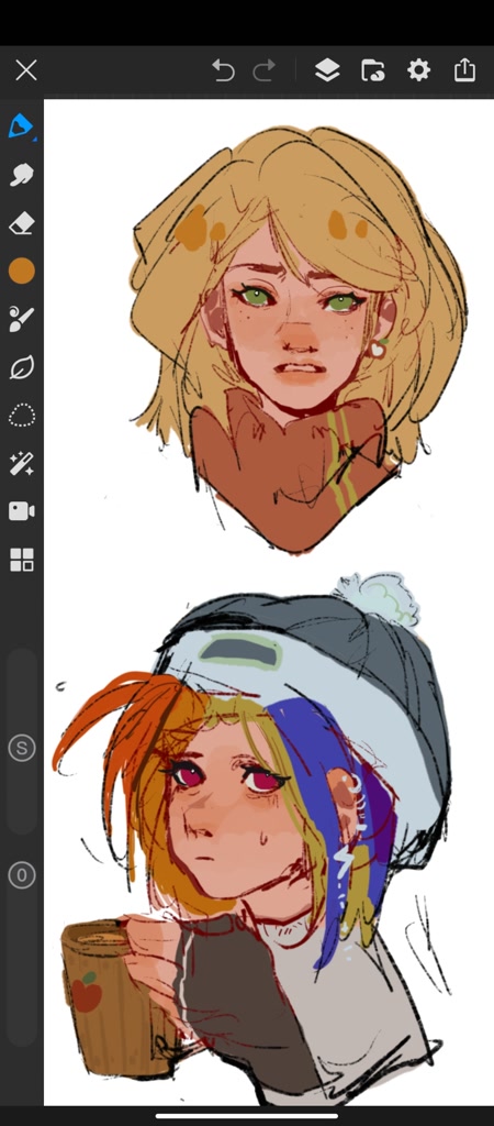 #3300184 - safe, artist:5673034269, applejack, rainbow dash, human, g4 ...