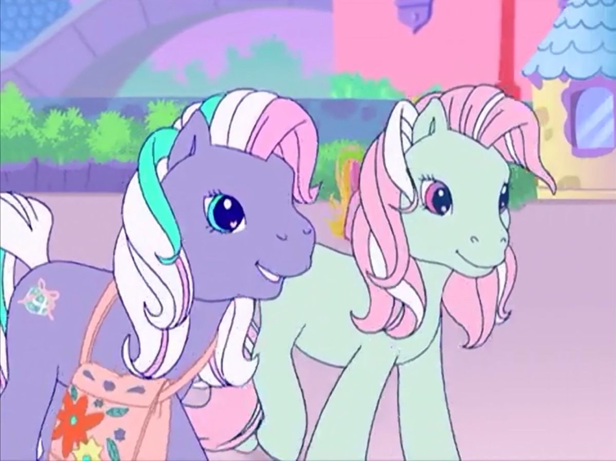 #3300854 - safe, screencap, minty, razzaroo, earth pony, pony, a ...