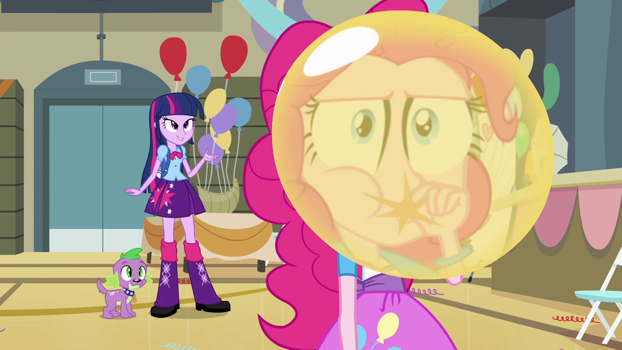 #3301092 - safe, screencap, pinkie pie, spike, twilight sparkle, dog ...
