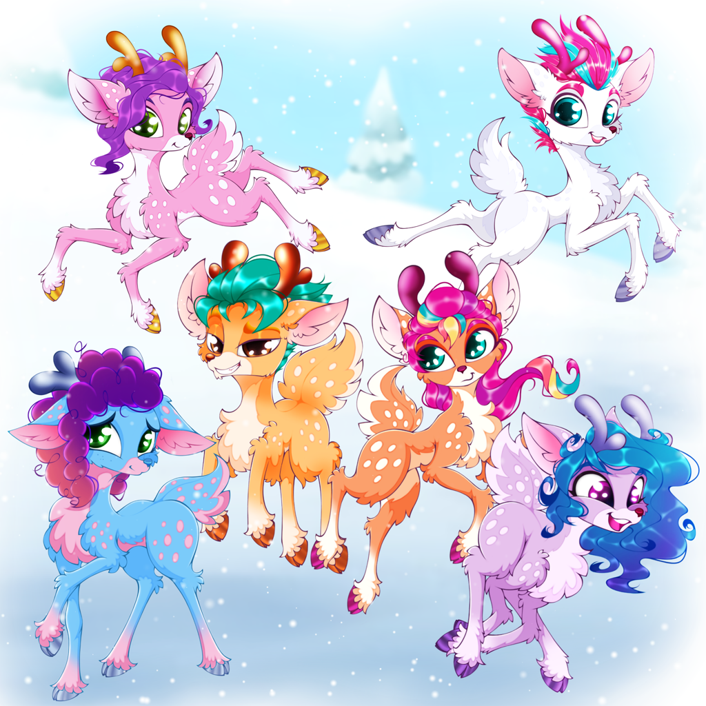 #3303940 - safe, artist:rurihal, hitch trailblazer, izzy moonbow, misty ...